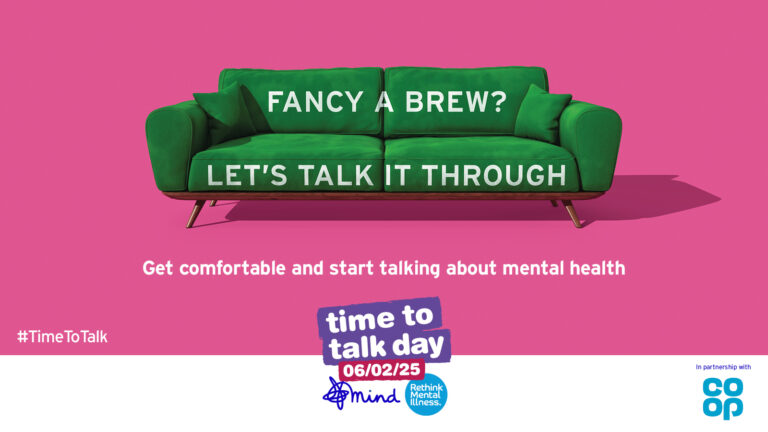 Join Us for Time to Talk Day – 6th February 2025 🧠🎗 – Tapestry Care